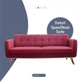 Sofa 3 Seat SAVANNA - Lovise Sofa