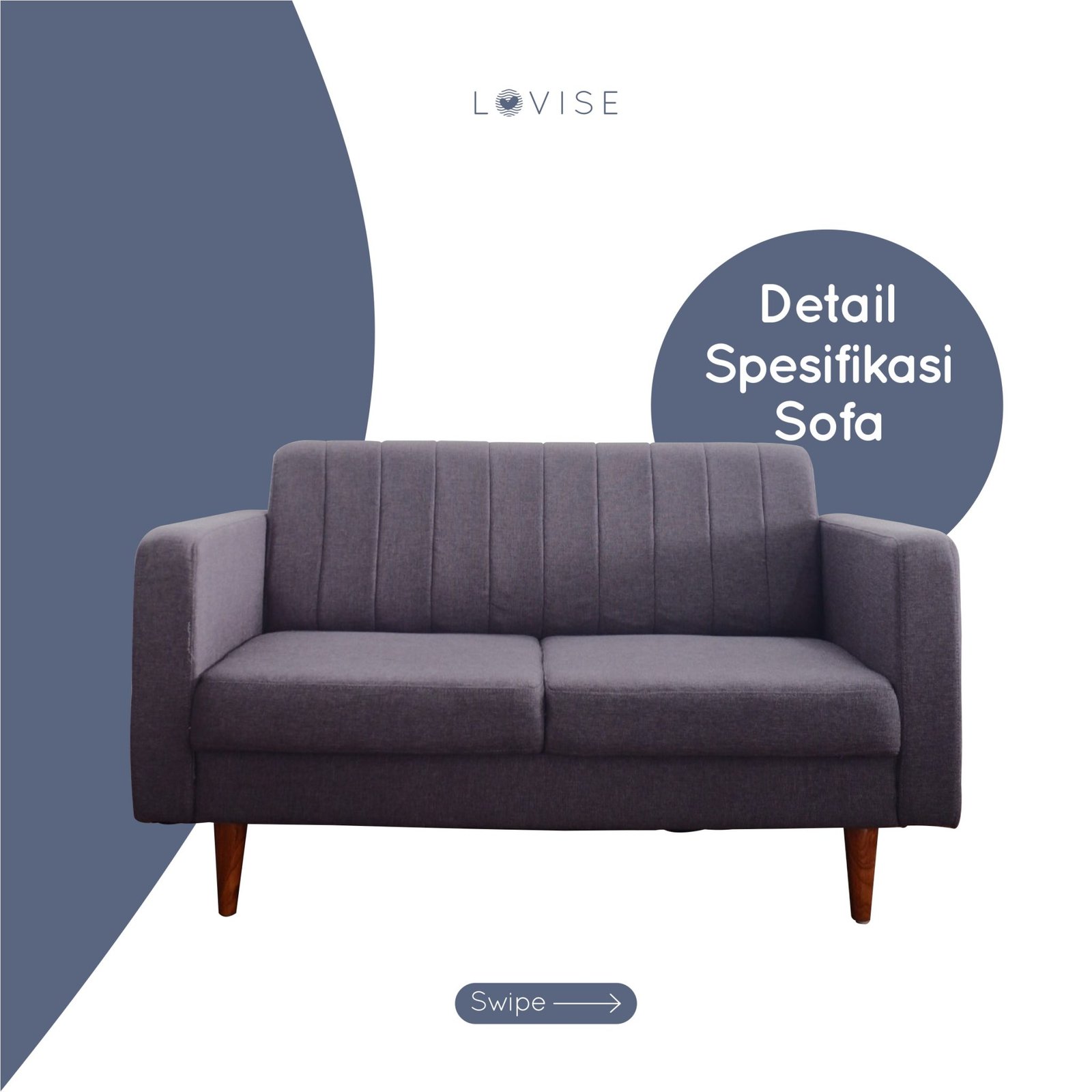 LOVISE SOFA - Desain Cantik, Harga Affordable, Berkualitas - Lovise