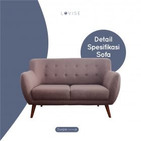 LOVISE SOFA - Desain Cantik, Harga Affordable, Berkualitas - Lovise