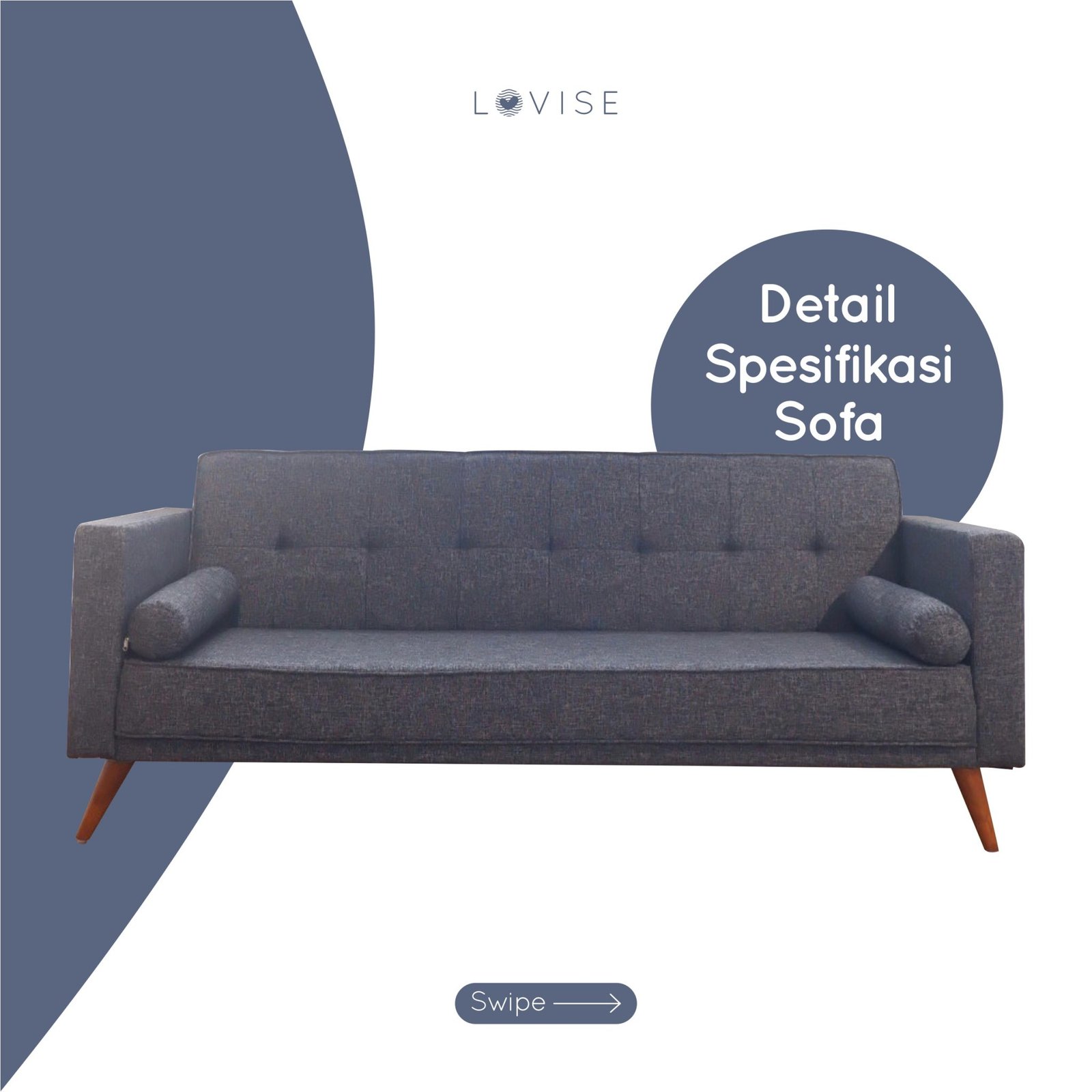 LOVISE SOFA - Desain Cantik, Harga Affordable, Berkualitas - Lovise
