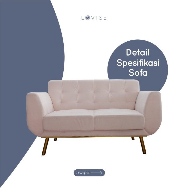 LOVISE SOFA - Desain Cantik, Harga Affordable, Berkualitas - Lovise