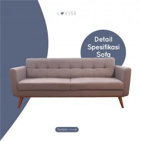Sofa 3 Seat SAVANNA PRIME - Lovise Sofa
